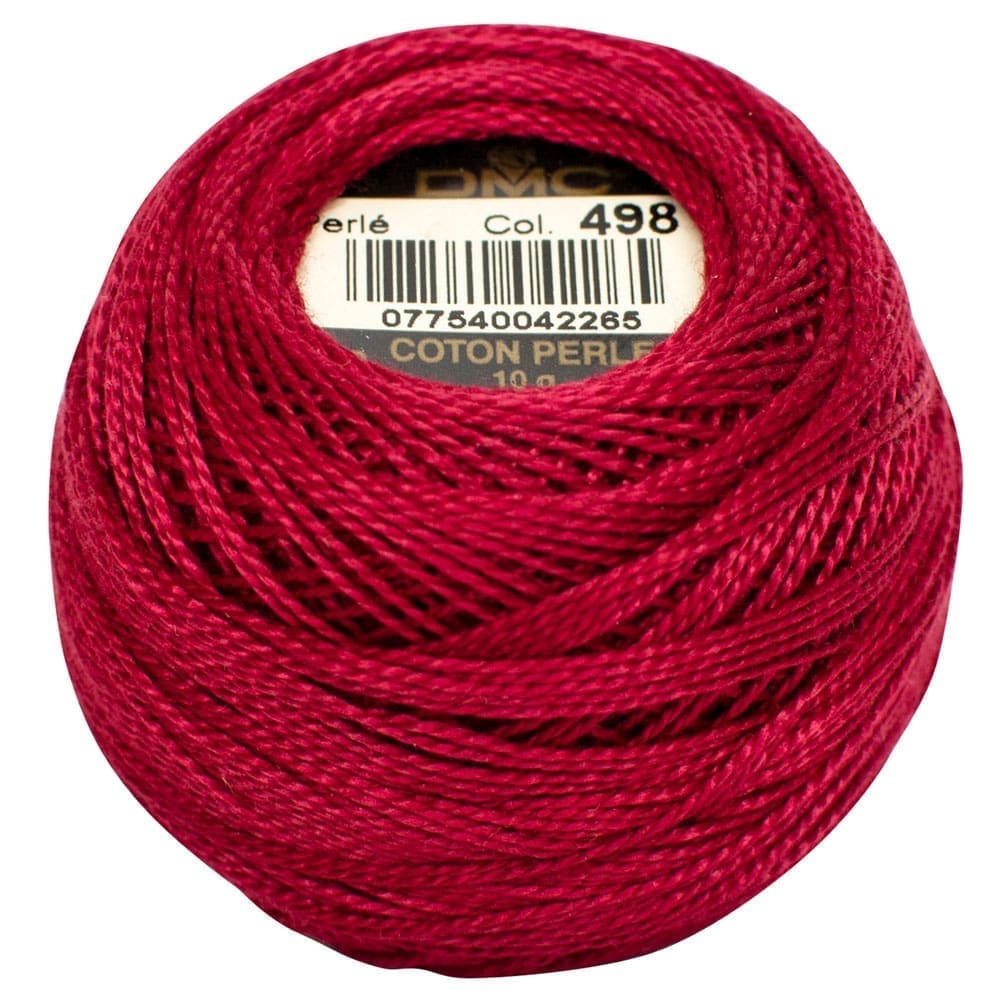 DMC Pearl Cotton 5 - Dark Red, DMC5498 - Handy Hands